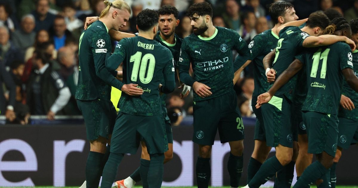 مانشستر سيتي يتقدم على ريال مدريد في الشوط الأول | الشرق رياضة